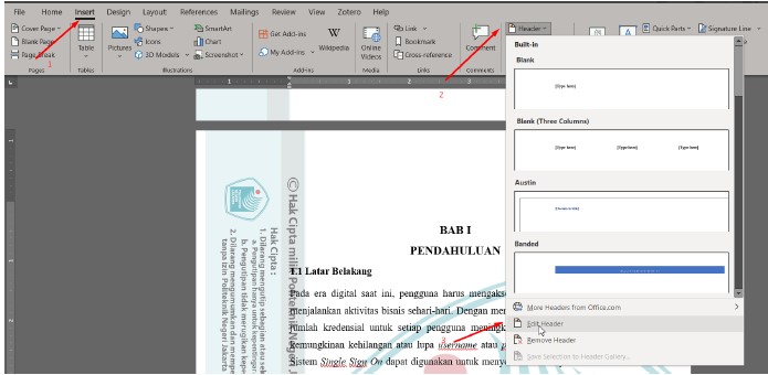 Pemasangan Watermark ke Dokumen Skripsi, Thesis, atau Laporan PKL ...